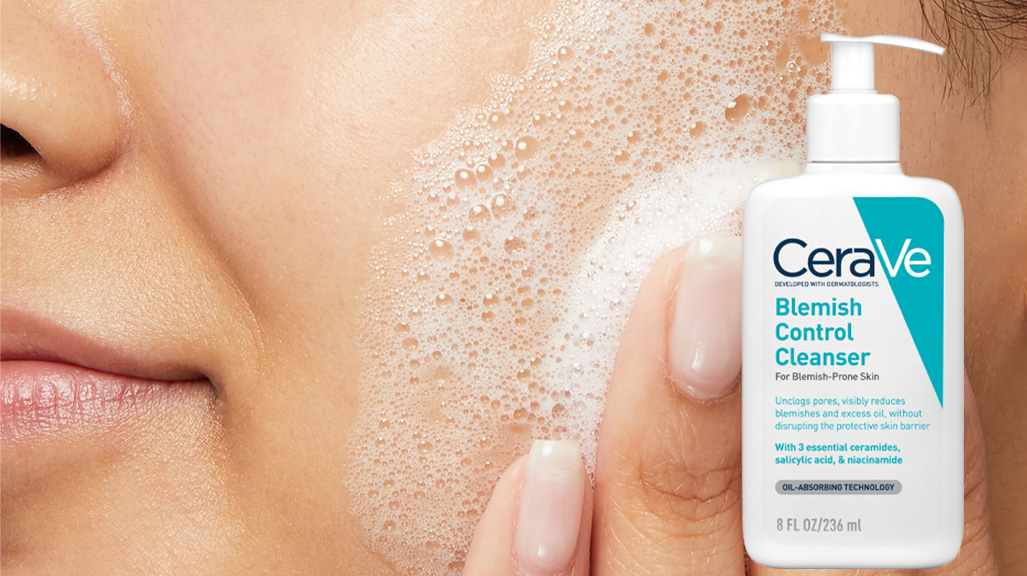 blocked pore forehead