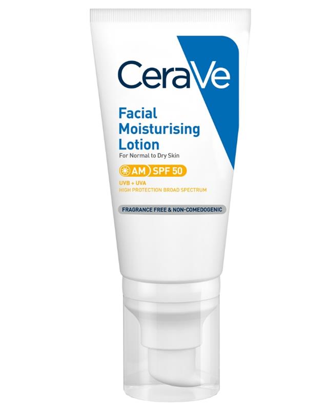 CeraVe AM Facial Moistursier With SPF 50 | CeraVe Australia